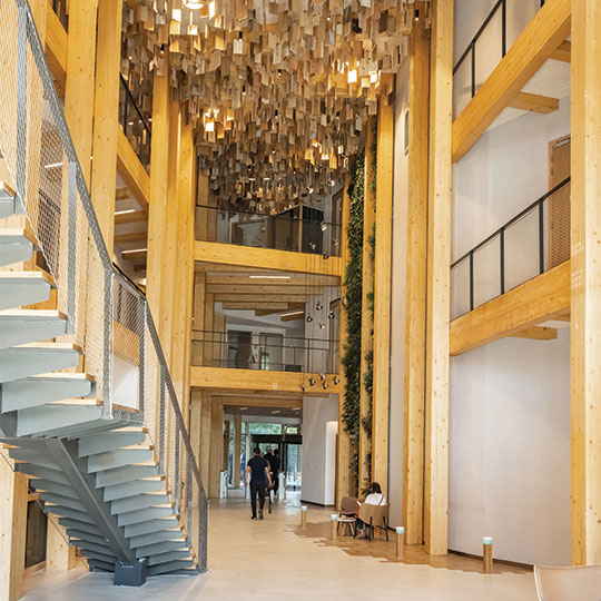 Visite du nouveau siège de l'ONF à Maisons-Alfort